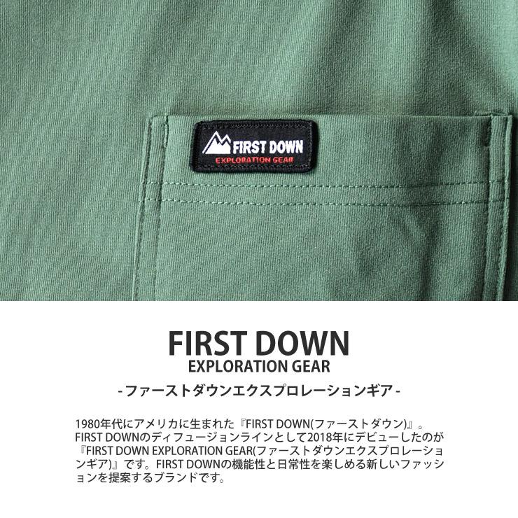 FIRST DOWN EXPLORATION GEAR EX ファーストダウンEX Tシャツ 半袖 Tシャツ ストレッチ 撥水 軽量 ドライ テフロン加工 セール : アルージェ - 通販 ...