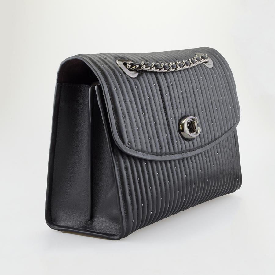 COACH coach コーチ バッグ チェーン ショルダーバッグ 26850 DK/BLACK レディース ブランド レザー ショルダー ...