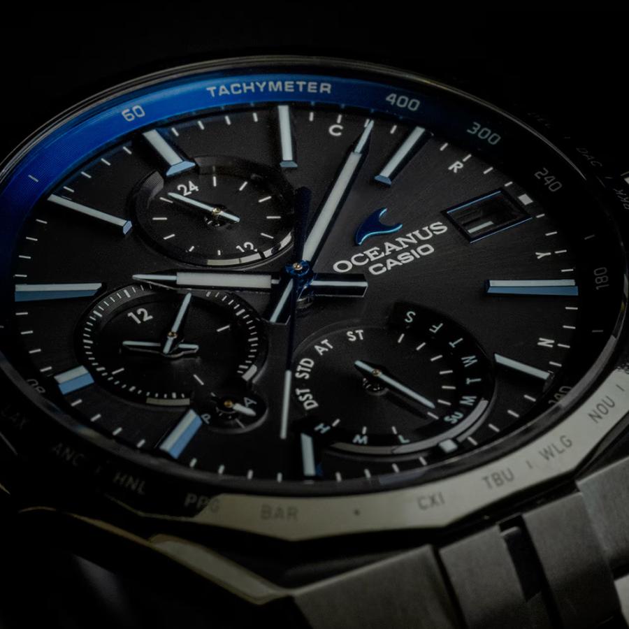 OCEANUS CASIO カシオ オシアナス OCW-S5000B-1AJF Manta S5000 ソーラー電波 メンズ腕時計 10気圧 ...
