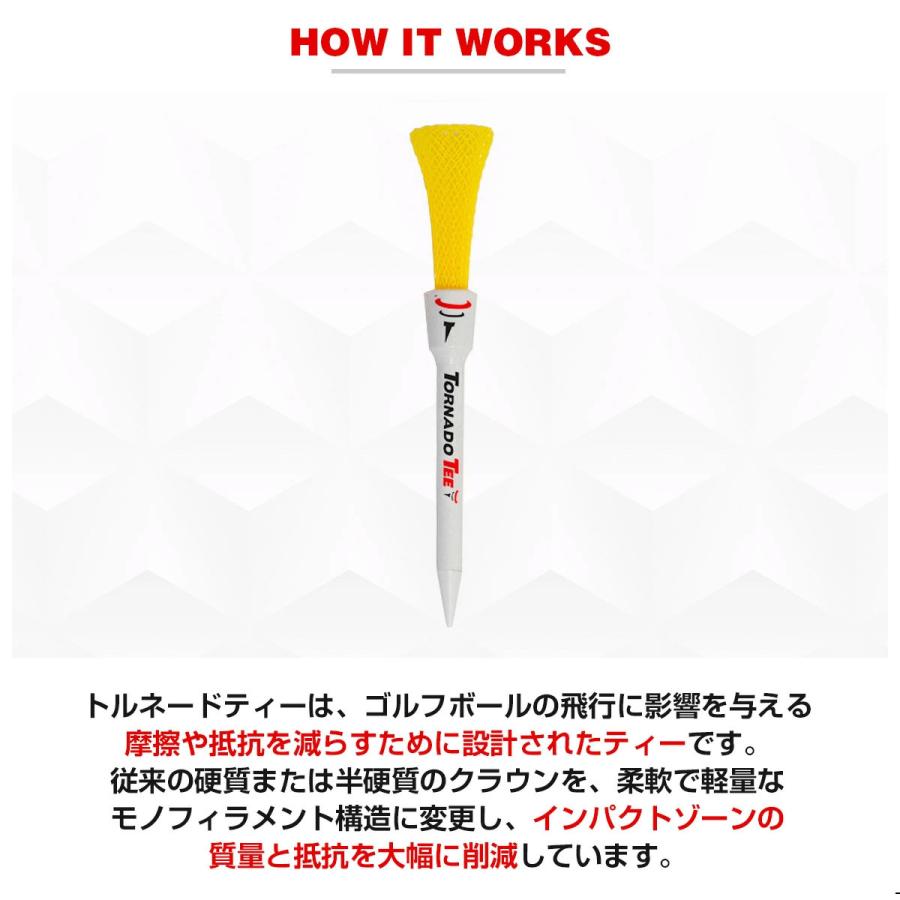 トルネードティー 2パックセット 3.25インチ 4インチ TORNADO TEE ゴルフ ティー ショート ロング ドラコン ラウンド用品 海外正規品 : セレクトショップ NUMBER11 ...