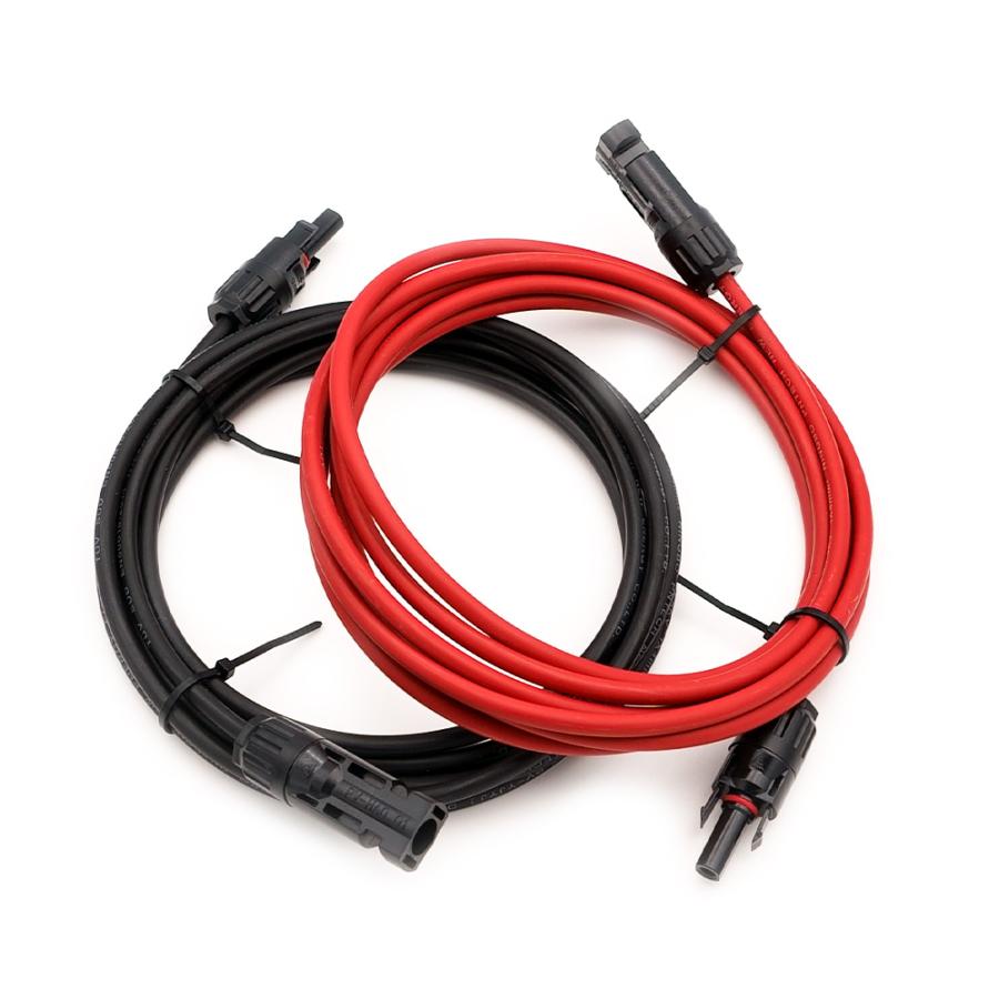 RIZ PLUS MC4 延長ケーブル 4.0sq 5m 両端コネクター付き 太陽光発電ケーブル ソーラー発電 : ARUSENA - 通販 - Yahoo!ショッピング