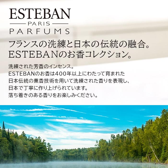 ESTEBAN（エステバン） インセンス 40本入 スティック お香 アロマ ネロリ アンバー テッケトンカ エスプリドテ イリスカシミア ...