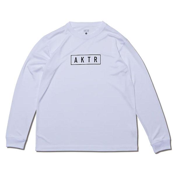 AKTR（アクター） ＜ネコポス発送 送料無料＞ 524005005 WH バスケットボール Tシャツ BASIC AKTR LOGO L/S ...