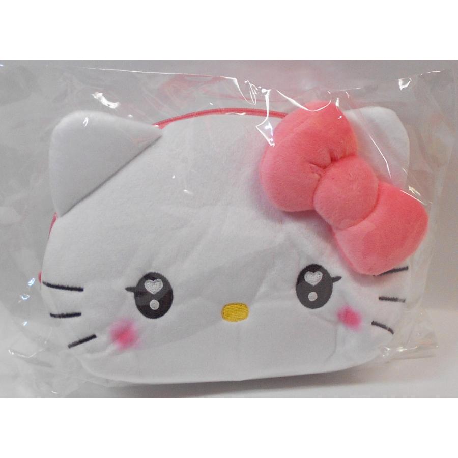 Hello kitty ぬいぐるみシェル型フェイスポーチ サンリオ Hello kitty ぬいぐるみシェル型フェイスポーチ サンリオ