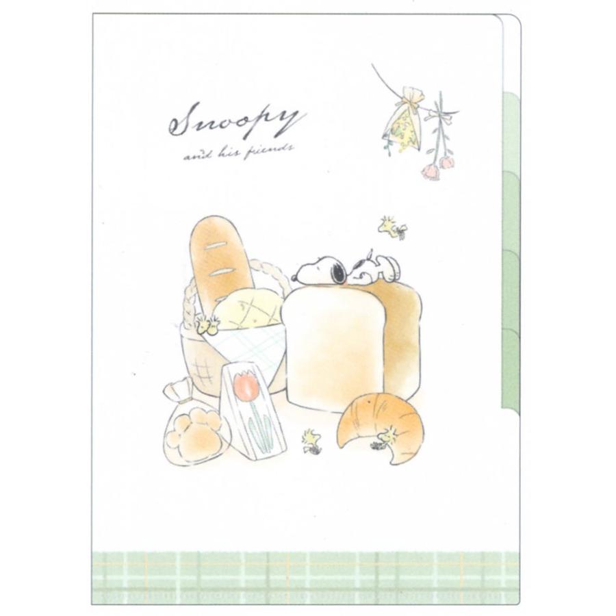 カミオジャパン スヌーピー 5インデックスクリアファイル DELICIOUS BREAD 303151 : 玩具と文具 あさだ Yahoo!店 - 通販 - Yahoo!ショッピング
