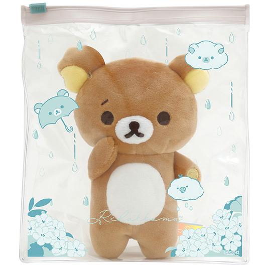 リラックマ リラックマ ポーチ付ぬいぐるみ リラックマ 雨のち リラックマ リラックマ ポーチ付ぬいぐるみ リラックマ 雨のち