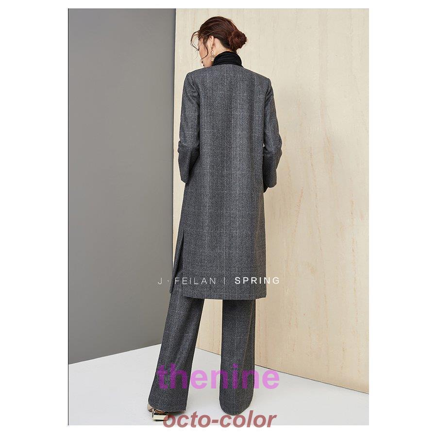 卒業式 スーツ 母 セットアップ レディース 春 ブレザー ワイドパンツ