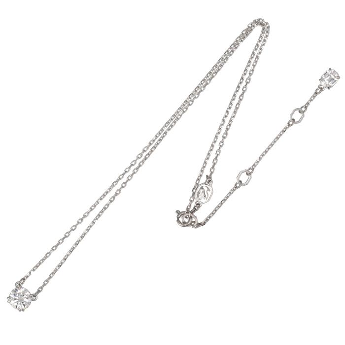 SWAROVSKI ネックレス CONSTELLA ラウンドカット ホワイトロジウム ジルコニア 5636706 0505_5 ...