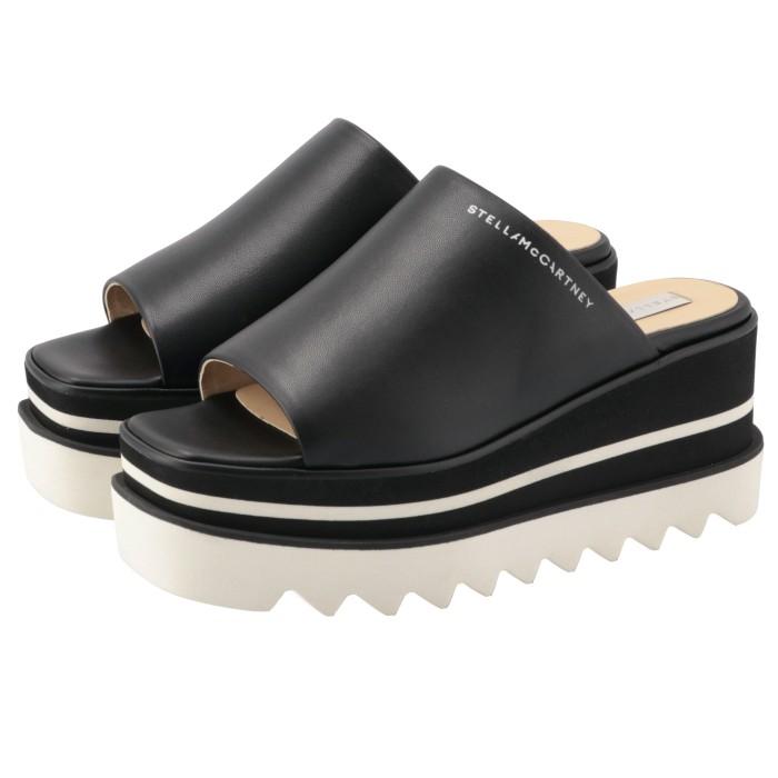 Stella McCartney 【並行輸入品】 STELLA MCCARTNEY サンダル スニークエリス プラットフォーム 厚底 ロゴ ストライプ シューズ 靴 810169 KP027 ...
