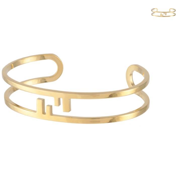 FENDI（フェンディ） 【並行輸入品】 ブレスレット FENDI O’LOCK FFロゴ バングル オーロックリング 8AH326 B08 : アメイジング サーカス - 通販 ...