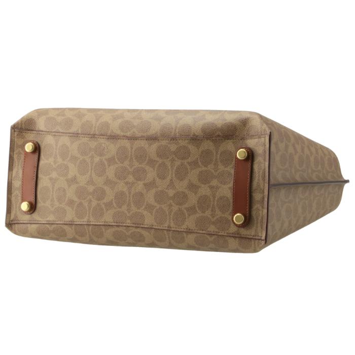 COACH トートバッグ WILLOW TOTE A4サイズ収納 肩かけ シグネチャーキャンバス ウィロウトート C0693 : アメイジング ...