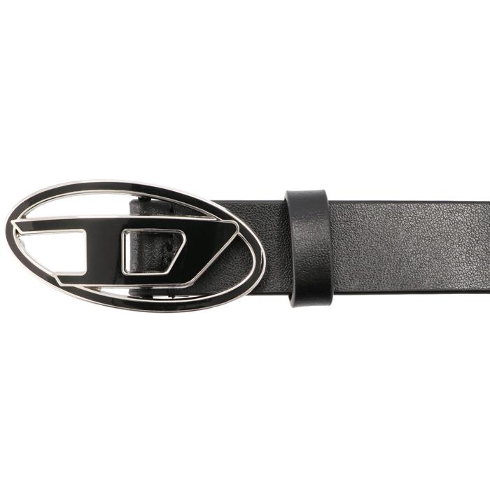 DIESEL レザーベルト B-1DR 25 レザー 2.4cm幅 オーバルD X09716 DIESEL レザーベルト B-1DR 25 レザー 2.4cm幅 オーバルD X09716