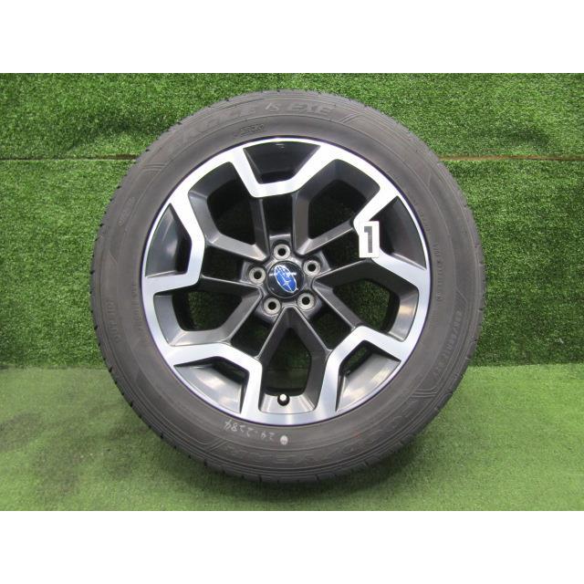 XV GP7 純正アルミ 1本 28111FJ170 17x7J PCD100 4穴 グッドイヤー225/55R17 2023年製 送料【M1 ...