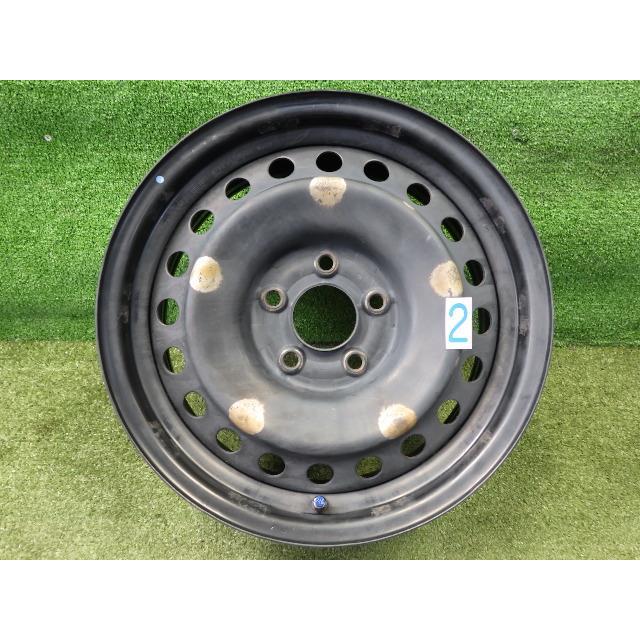 ジューク ジューク YF15 スチールホイール 1本 40300-JM00B 16×6.5J 5穴 114.3 黒 ホイールキャップ付 送料 ...