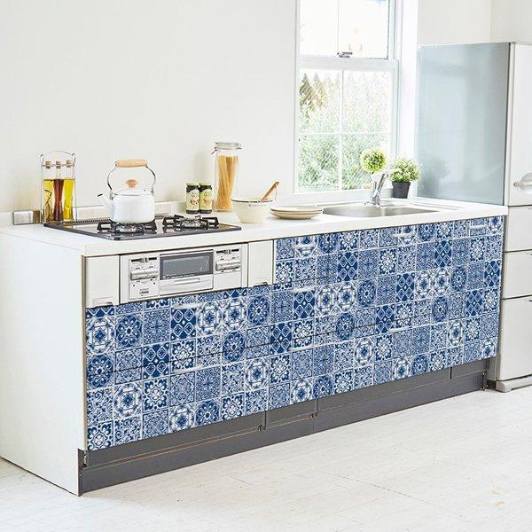 アサヒペン ハガセルーノ 65cm×2.7m HRL 006 ネイビーランダムタイル : アサヒペンストア - 通販 - Yahoo!ショッピング