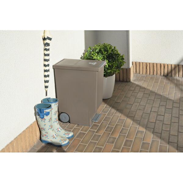 東谷 スライドペダルペール45L ブラウン キャスター付 ゴミ箱 ごみ箱 世田谷ベース ガレージライフ W26×D44.5×H58 LFS-764BR : アサヒペンストア - 通販 ...