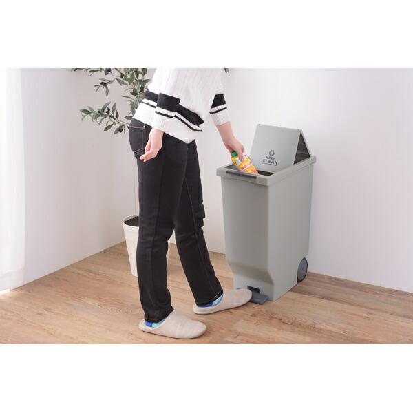 東谷 スライドペダルペール45L グリーン キャスター付き ゴミ箱 ごみ箱 世田谷ベース ガレージライフ W26×D44.5×H58 LFS-764GR : アサヒペンストア - 通販 ...