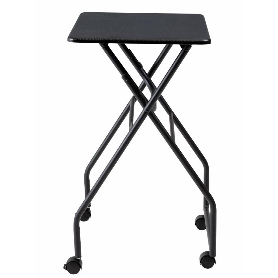 東谷 キャスター付フォールディングテーブル ブラック W50×D40×H70 PT-300BK : アサヒペンストア - 通販 - Yahoo!ショッピング