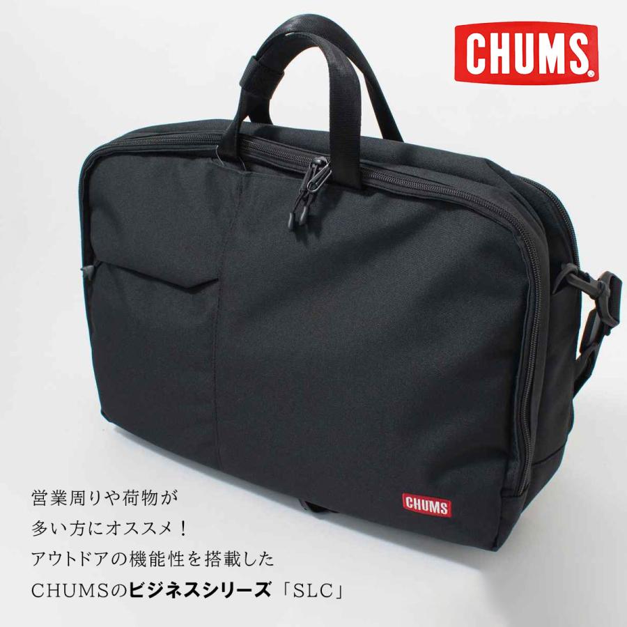 CHUMS チャムス SLC3ウェイブリーフケース（リュック/バックパック） CH60-3852 3way トート ショルダー リュック ビジネス 仕事 書類ケース 通勤 : ch60 ...