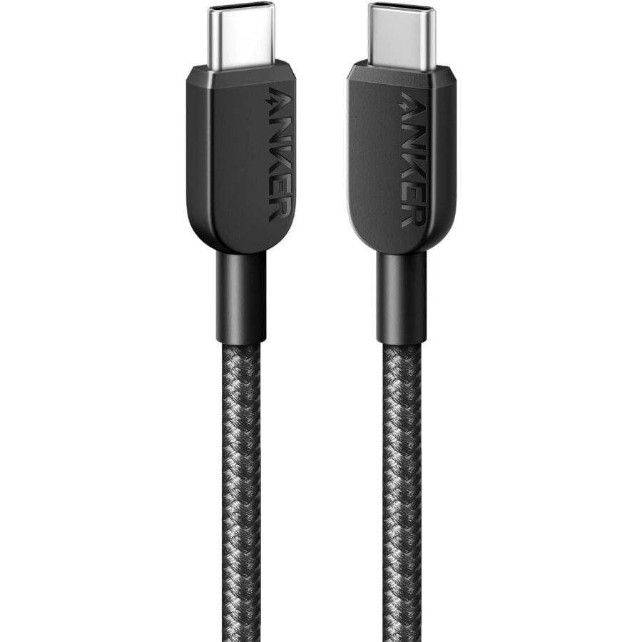 Anker 310 USB-C & ケーブル 60W USB PD対応 iPhone 16 / 15 MacBook Pro iPad Galaxy S24 0.9m 1.8m 3m 送料無料 ...