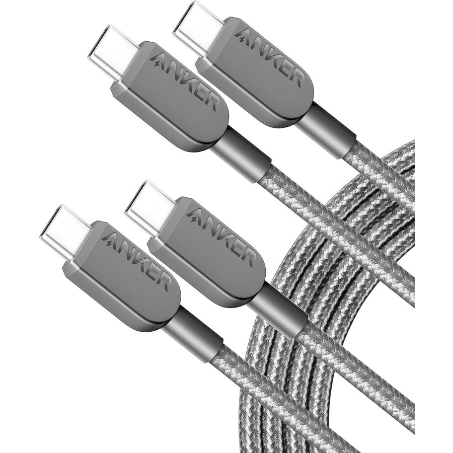 2本セット Anker 310 USB-C & ケーブル 60W USB PD対応 iPhone 16 / 15 Galaxy S24 iPad Air 5 MacBook Pro 1.8m ...