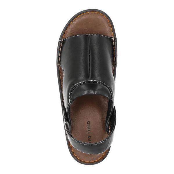 OAKS FIELD オークスフィールド メンズ 2WAYコンフォートサンダル 超軽量 可動式ベルトで2通りに履ける 426202 ブラック ...