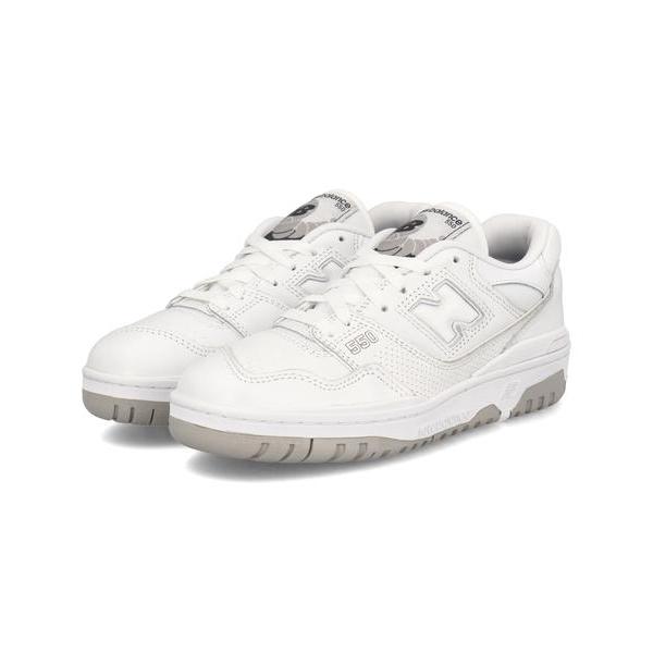 New Balance new balance ニューバランス BB550 レディース レザースニーカー 730550 PB1ホワイト : 靴 ...