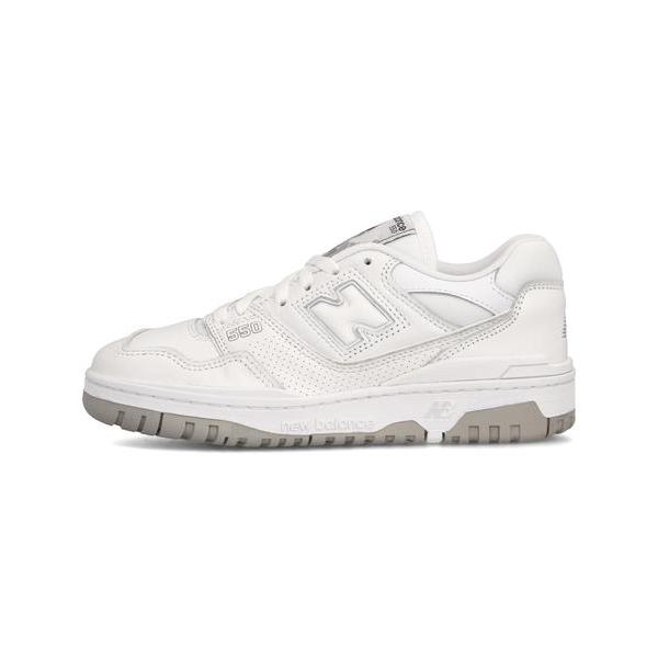 new balance ニューバランス BB550 レディース レザースニーカー 730550 PB1 ホワイト ...