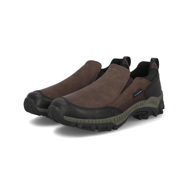 ATHREAM アスリーム メンズ 耐水アウトドアシューズ 幅広4E 滑りにくい スリッポン スニーカー 231002 ダークブラウン amas : 靴の通販総合オンラインASBee - 通販 ...