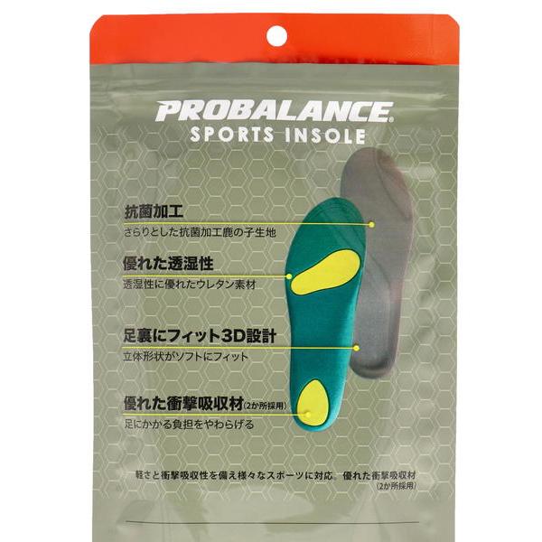 MORITO モリト PROBALANCE SPORTS INSOLE【2L/28.5-29cm】衝撃吸収 クッション性 3D設計 抗菌 男女兼用 : 靴の通販総合オンラインASBee ...