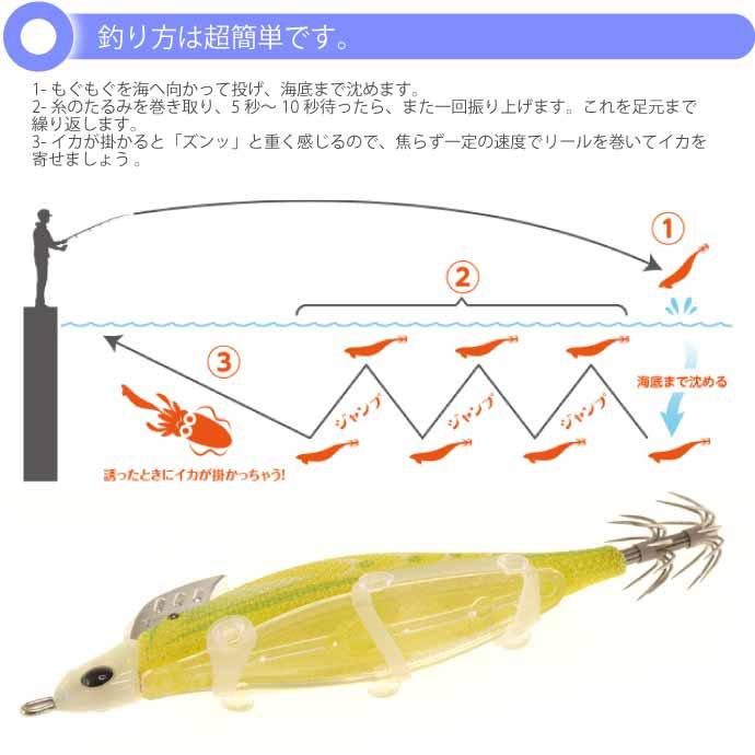 エギーノもぐもぐサーチ 3.2号 009 レモスラグロー 20g 餌木 YAMASHITA ヤマシタ 623-086 沈下速度秒2.8秒/m Ks1420 : ASE - 通販 - Yahoo ...