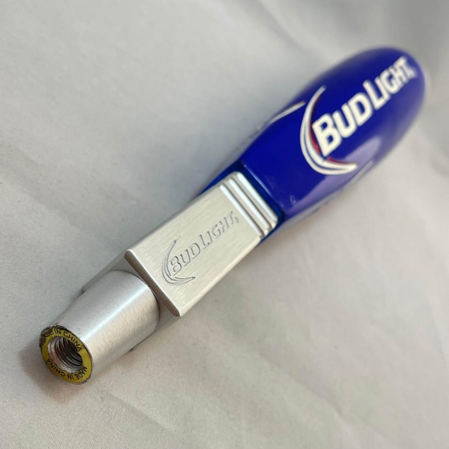 ビアタップ バドライト B33 BUD LIGHT バット 大レッド 新品 ビアサーバーノブ 加工して シフトノブ にも ロサンゼルス ...