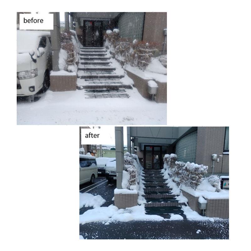 融雪マット（階段用S）20t×250×900 アラオ : 安全用品 足場販売Yahoo!店 - 通販 - Yahoo!ショッピング