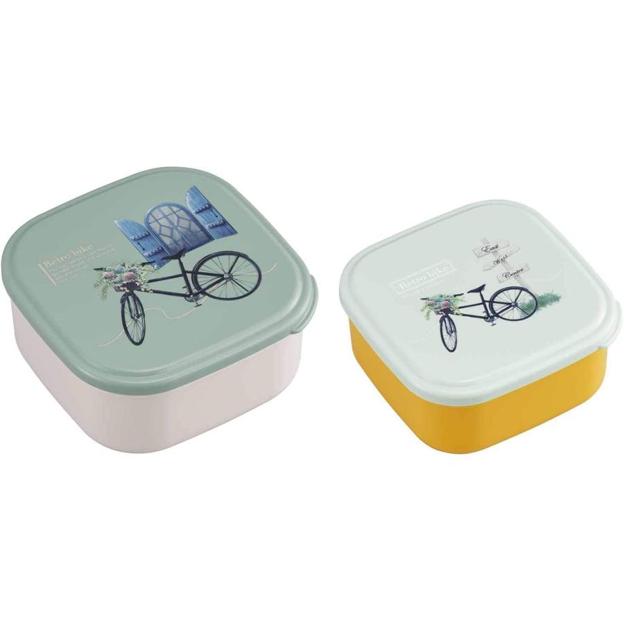 OSK お弁当箱 シール容器2個セット レトロベイクド レトロバイク 銀イオン抗菌 日本製弁当箱 オーエスケー 電子レンジ対応 SSP-22 : ashop01 - 通販 - Yahoo!ショッピング