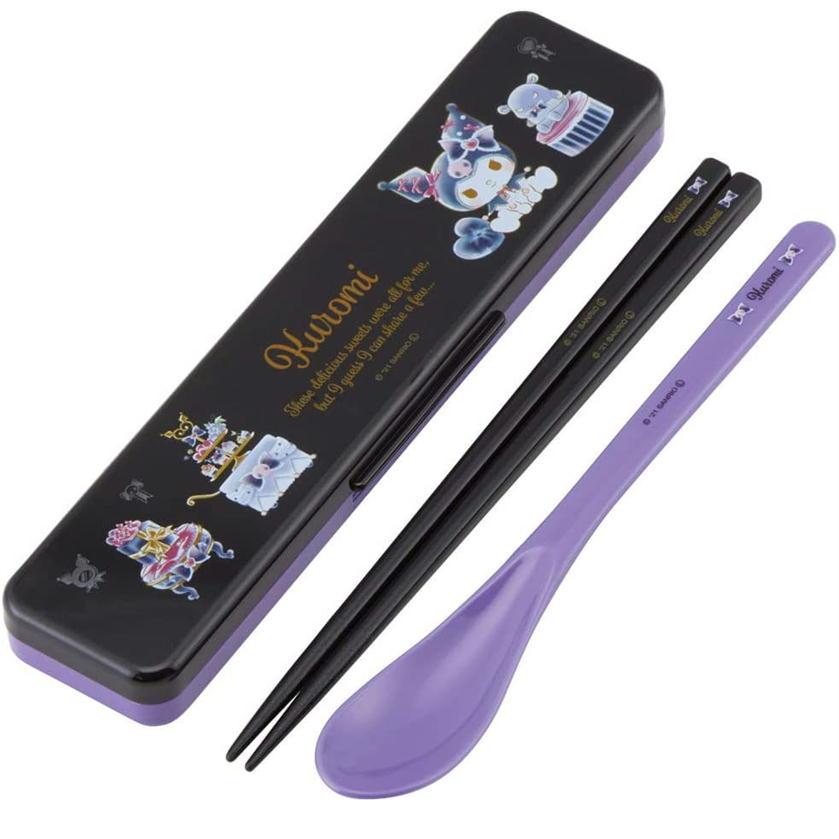 コンビセット クロミ キュートパーティ サンリオ マイメロ キャラクター CCS3SAAG 抗菌 日本製 音の鳴らない箸＆スプーン スケーター : 2301-6348 : ashop01 ...