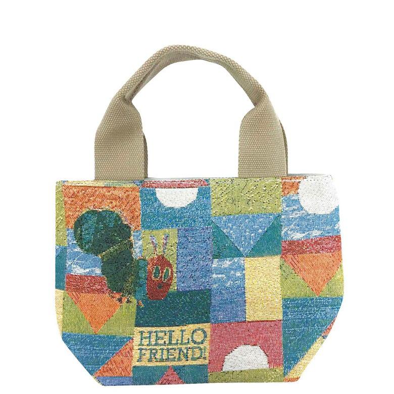 はらぺこあおむし ランチトート ゴブラン織り 積み木 きのこ キャラクター ミニトートバッグ アイプランニング K-4272 : ashop01 - 通販 - Yahoo!ショッピング