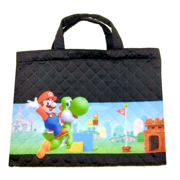 スーパーマリオ レッスンバッグ キルト サンアート MBS-1045 お稽古バッグ 任天堂ゲーム キャラクター おけいこバッグ 習い事バッグ キルティング :2401-9381:ashop01 ...