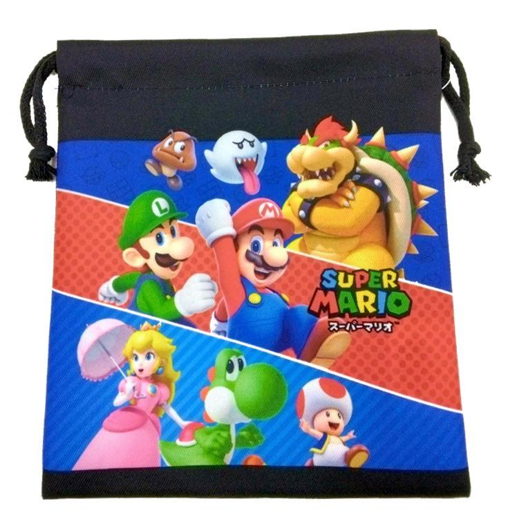 スーパーマリオ 巾着 Sサイズ MBS-1047 任天堂ゲーム キャラクター コップ入れ キッズ 小学校 男の子 : ashop01 - 通販 - Yahoo!ショッピング