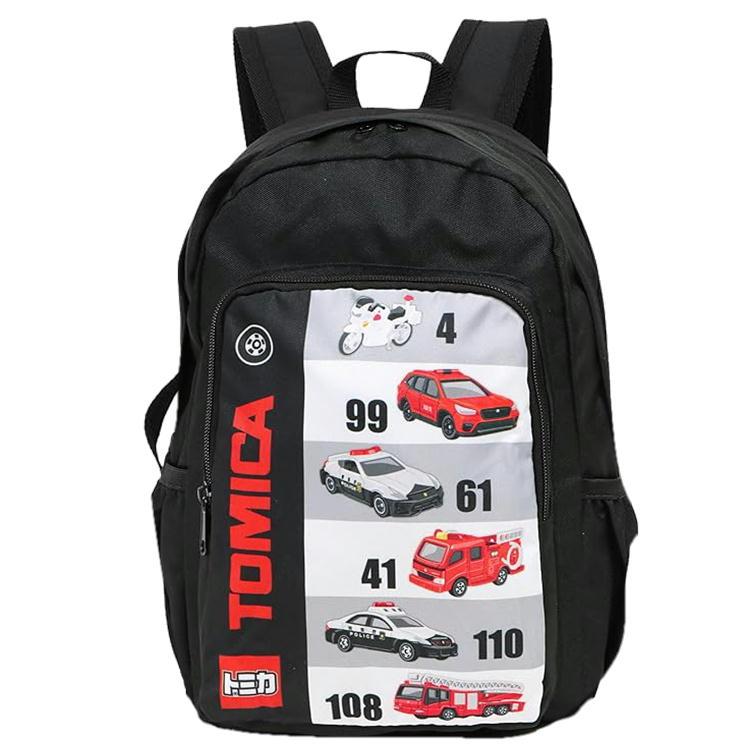 トミカ リュック マルヨシ DTM8-3900 リフレクター付き 子供 キッズ キャラクター リュックサック バック 入園 遠足 旅行 クロ ...