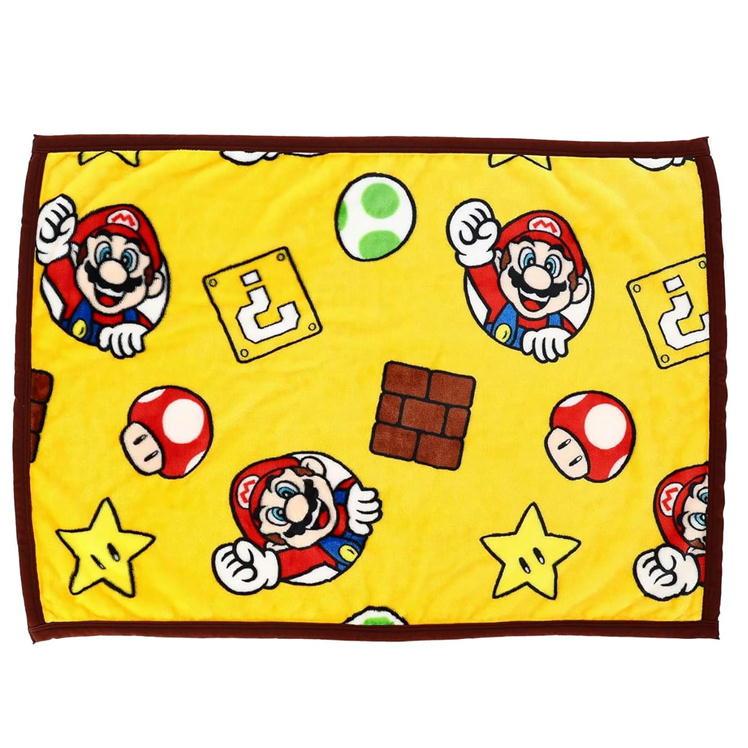 丸眞 ひざ掛け 毛布 スーパーマリオ ホッピングイエロー ブランケット 任天堂 ゲーム キャラクター H70×W100cm 4992272881080 : ashop01 - 通販 ...