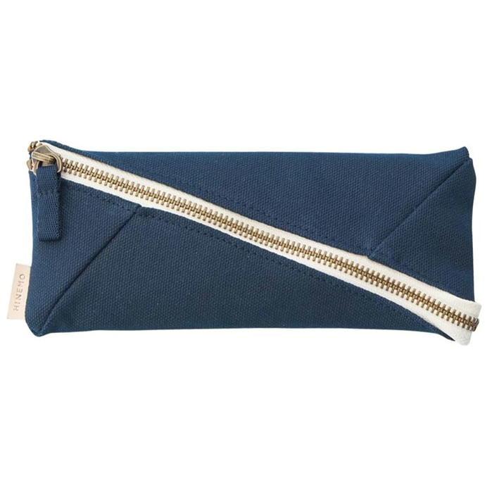 LIHIT LAB. リヒトラブ HINEMO ワイドオープン ペンポーチ L A7901 ペンケース 小物入れ 国産帆布使用 ...