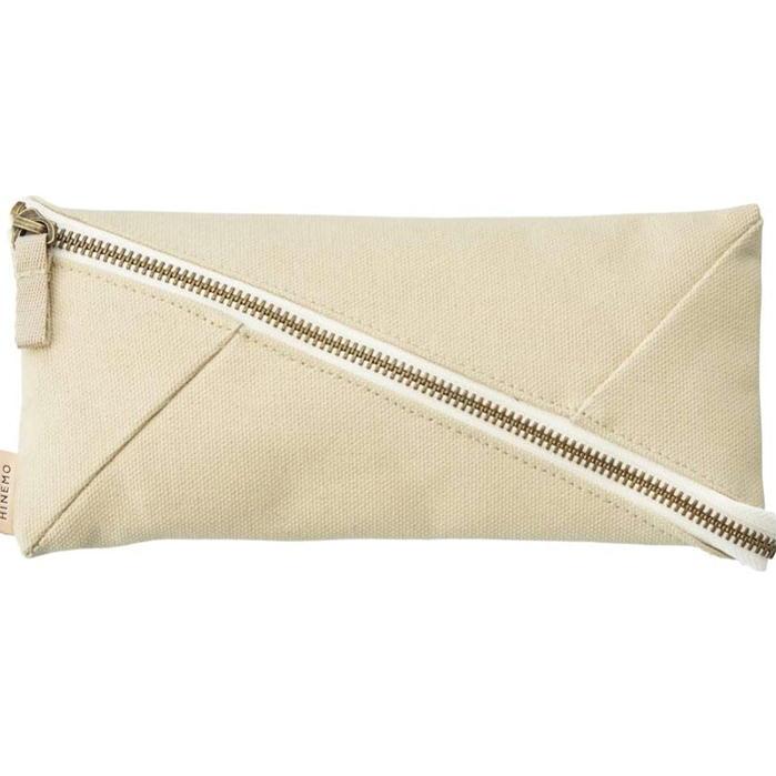 LIHIT LAB. リヒトラブ HINEMO ワイドオープン ペンポーチ L A7901 ペンケース 小物入れ 国産帆布使用 ...