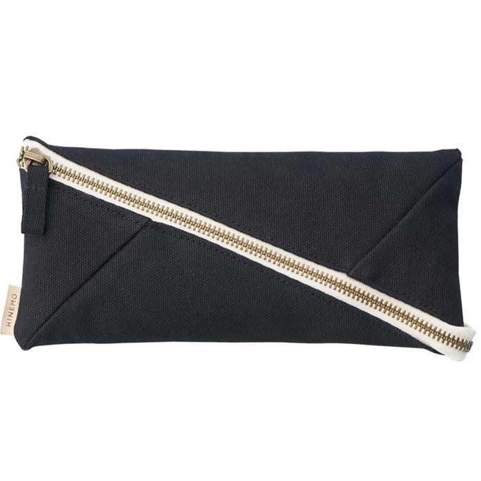 LIHIT LAB. リヒトラブ HINEMO ワイドオープン ペンポーチ L A7901 ペンケース 小物入れ 国産帆布使用 ...