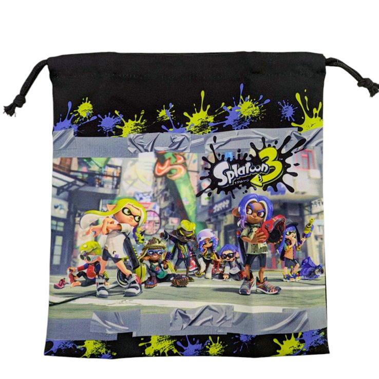 スーパーマリオ スプラトゥーン3 巾着 Mサイズ SPT-1198 サンアート 任天堂ゲーム キャラクター 体操服入れ 上履き入れ キッズ 小学校 男の子 : ashop01 - 通販 ...