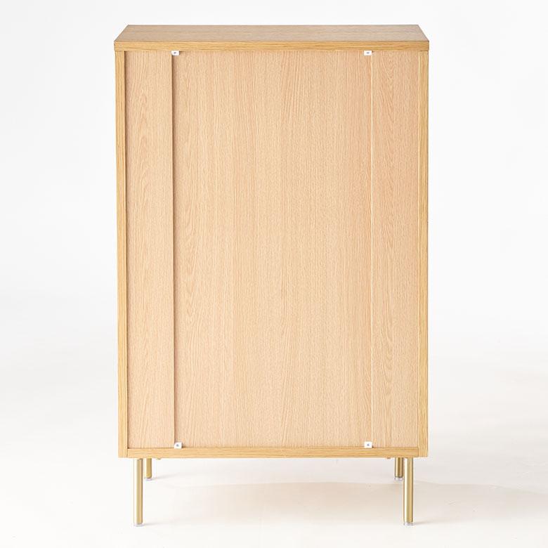 ラタン チェスト 木製 幅60cm 収納 4段 ウォールナット 収納棚 引き出し 脚付き サイドチェスト 衣類 おしゃれ 北欧 リゾート 家具 ...