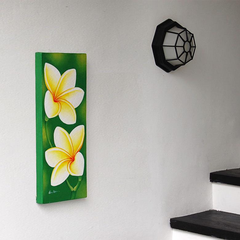 アジアン アート プルメリア50×20cm左向き 9104 : アジア工房 - 通販 - Yahoo!ショッピング