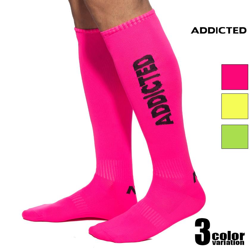 ADDICTED/アディクティッド ADDICTED NEON SOCKS ネオンカラー 蛍光カラー 膝下 ハイソックス ホワイトデー : ASIANCLOSET - 通販 - Yahoo ...