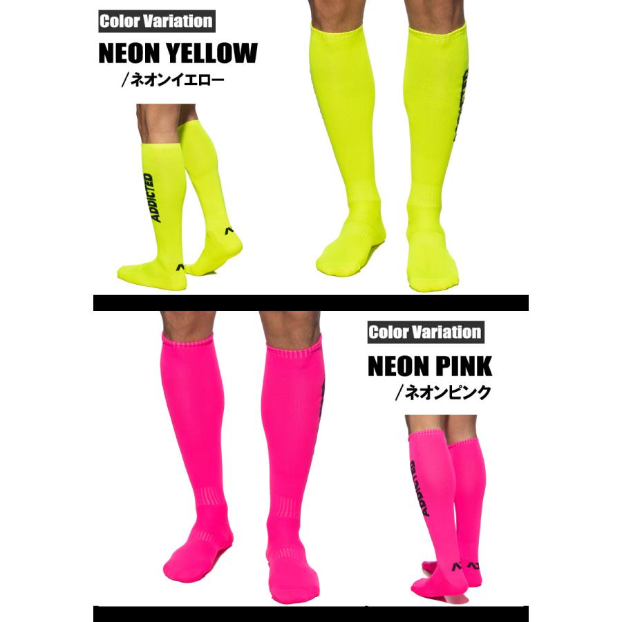ADDICTED/アディクティッド ADDICTED NEON SOCKS ネオンカラー 蛍光カラー 膝下 ハイソックス ホワイトデー : ASIANCLOSET - 通販 - Yahoo ...