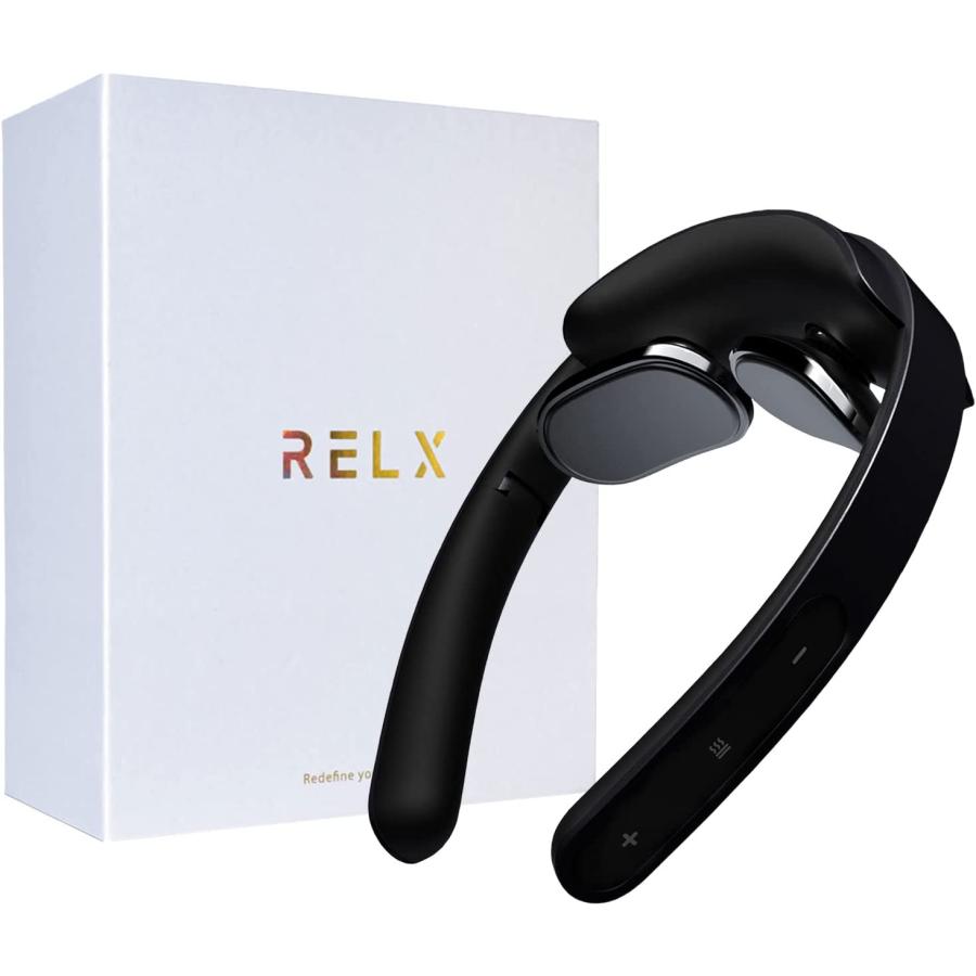 ネックリラクゼーション器 国内メーカー 整体師監修 ネックウォーマー D18A ブラック RELX 首・肩 コードレス USB充電 軽量アウトレット : アンシャイ - 通販 - Yahoo ...