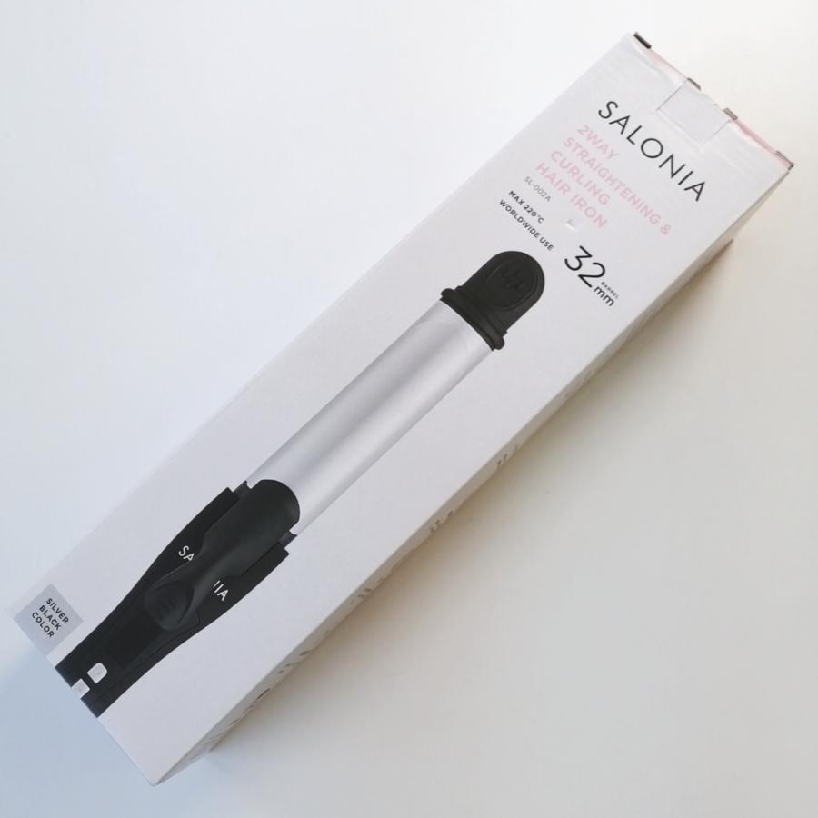 2WAYストレート＆カールヘアアイロン SL-002A 32mm [SALONIA] シルバーブラック MAX220℃【USED品】 :nh0202345:アンシャイ - 通販 - Yahoo ...